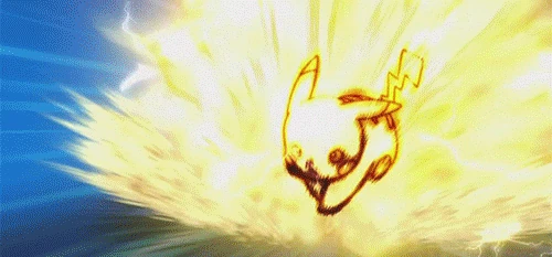Pikachu Volt Tackle Gif