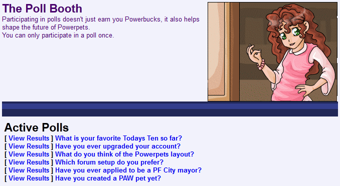 The Poll Booth | Power Pets Wiki | Fandom