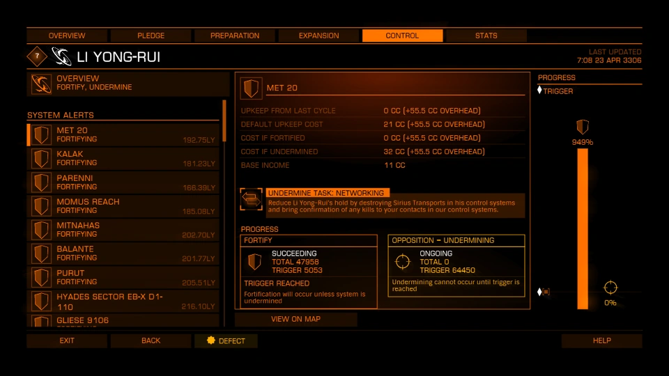 Control Systems | Elite Dangerous Powerplay Wiki | Fandom