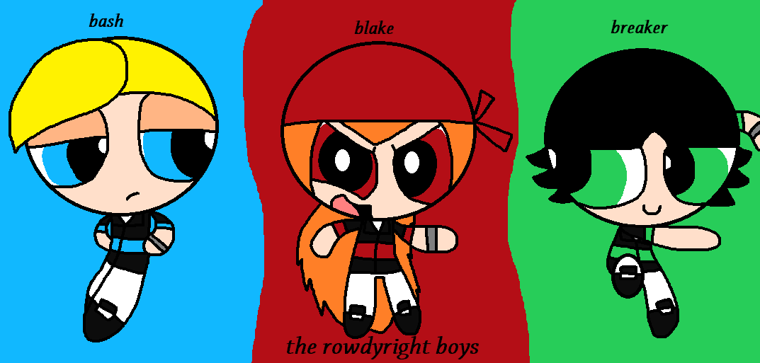 The Rowdyright boys. | Powerpuff Base Wiki | Fandom