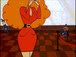 Miss Bellum Taking A Shower