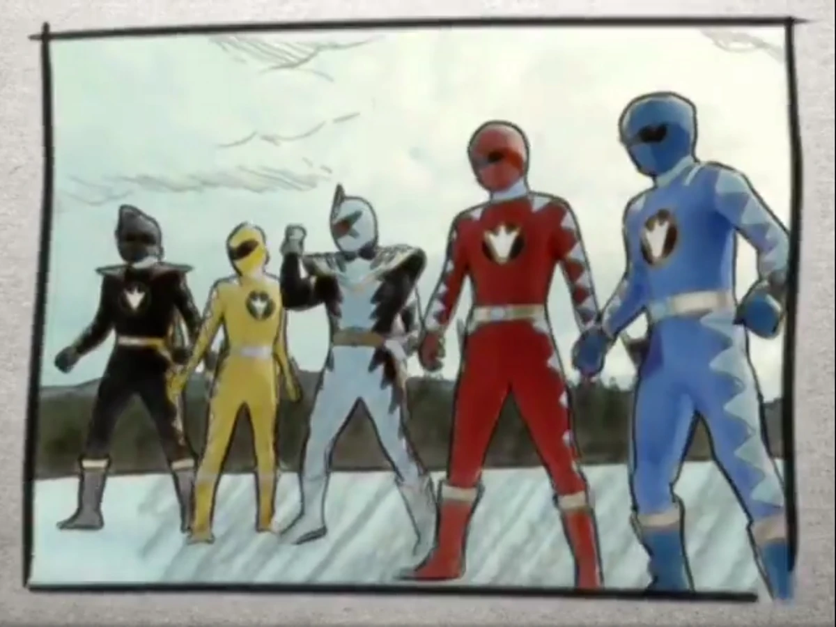 how to draw dino thunder white ranger
