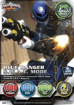 Power Rangers Spd Blue Ranger Swat Mode