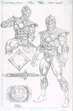 green mighty morphin power rangers coloring pages