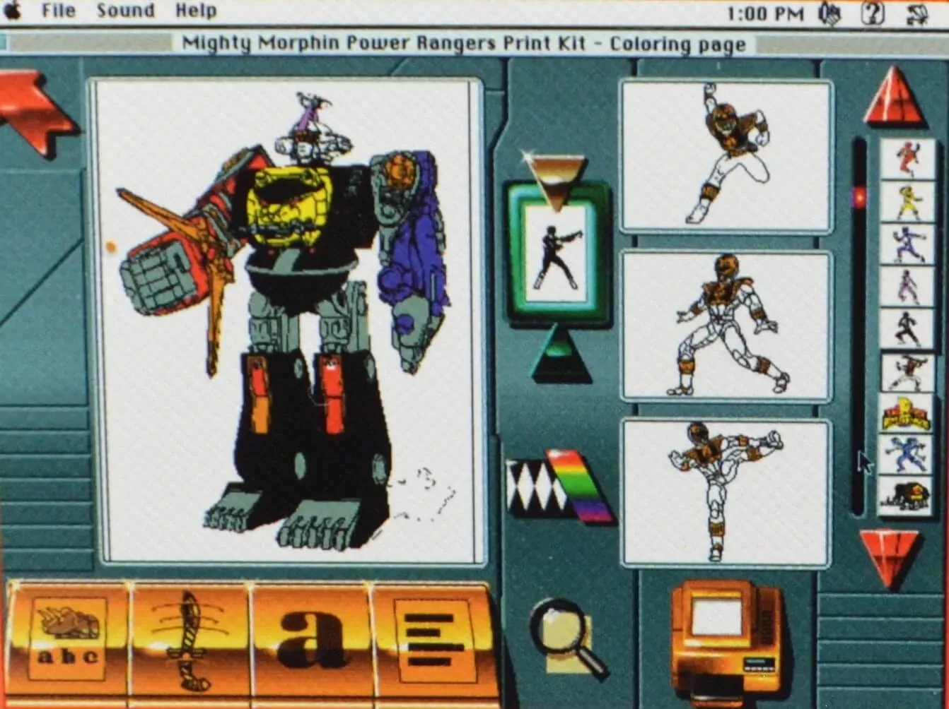 power rangers lightspeed rescue coloring pages