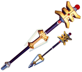 Golden Power Staff | RangerWiki | Fandom