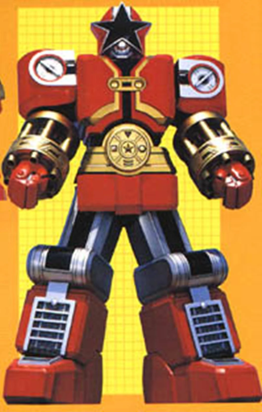 Comparison:Red Puncher vs. Red Battlezord | RangerWiki | Fandom
