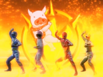 Ep. 38: The Blooming AbarePink | RangerWiki | Fandom