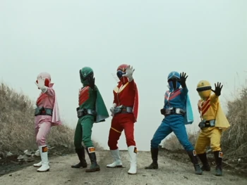Ep. 1: The Crimson Sun! The Invincible Gorengers | RangerWiki | Fandom