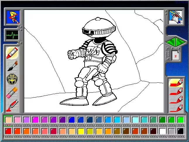 mighty morphin power rangers adult coloring book