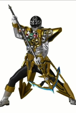 Power Rangers Super Megaforce Silver Ranger Gold Mode