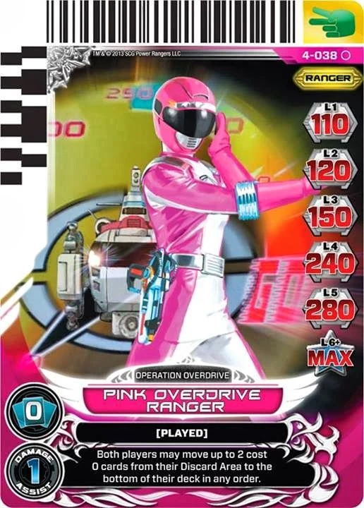 Power Rangers Operation Overdrive Pink Ranger