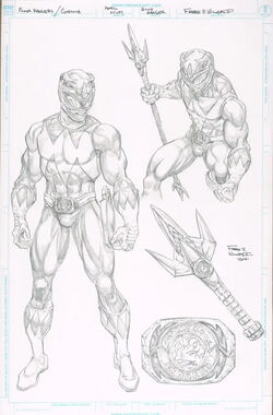 White Power Ranger Concept Art