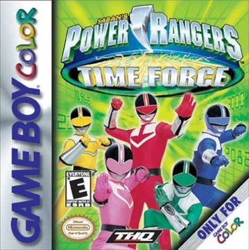 power rangers time force coloring book