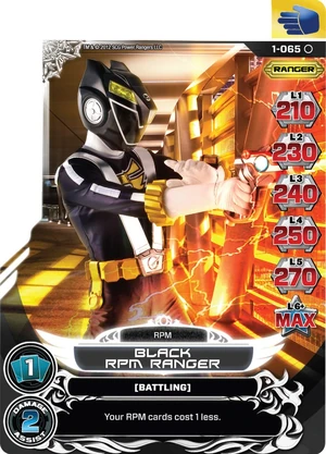 Black RPM Ranger (1-065) | PRACG Wiki | Fandom