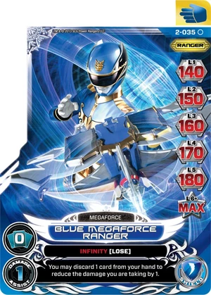 Blue Megaforce Ranger (2-035) | PRACG Wiki | Fandom