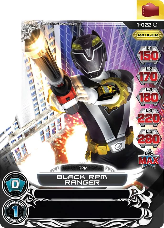 Black RPM Ranger (1-022) | PRACG Wiki | Fandom