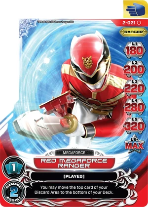 Red Megaforce Ranger (2-021) | PRACG Wiki | Fandom