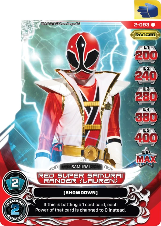 Power Rangers Samurai Cards