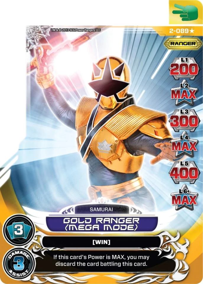 Gold Ranger (Mega Mode) (2-089) | PRACG Wiki | Fandom