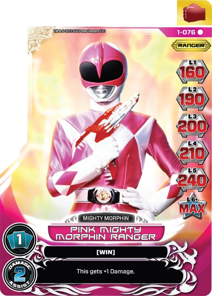 Pink Mighty Morphin Ranger (1-076) | PRACG Wiki | Fandom