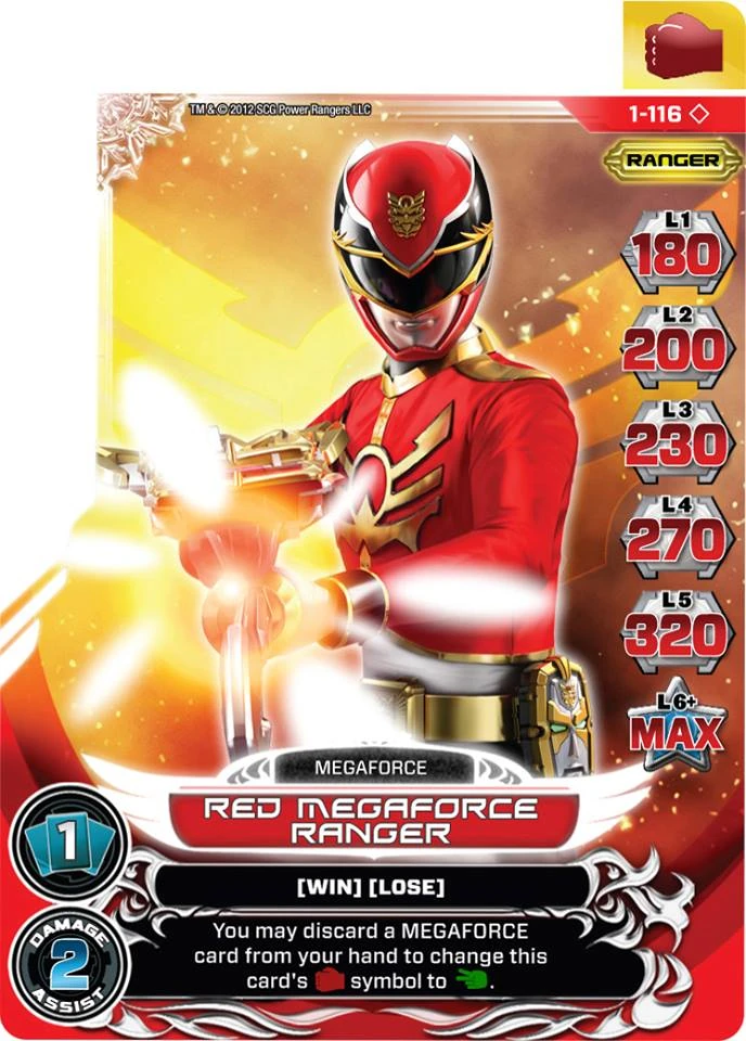 Red Megaforce Ranger (1-116) | PRACG Wiki | Fandom