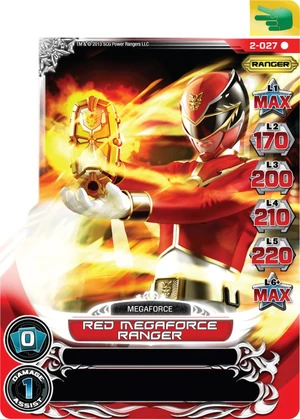 Red Megaforce Ranger (2-027) | PRACG Wiki | Fandom