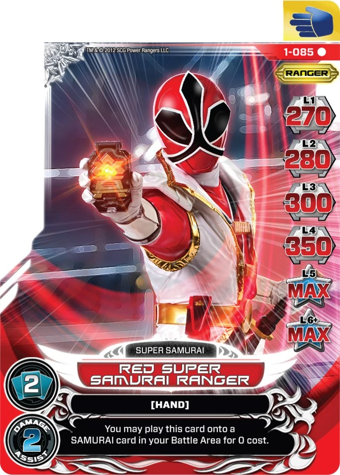 Red Super Samurai Ranger (1-085) | PRACG Wiki | Fandom