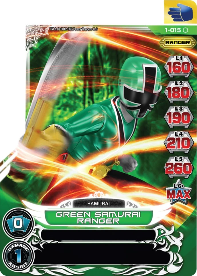 Green Samurai Ranger (1-015) | PRACG Wiki | Fandom
