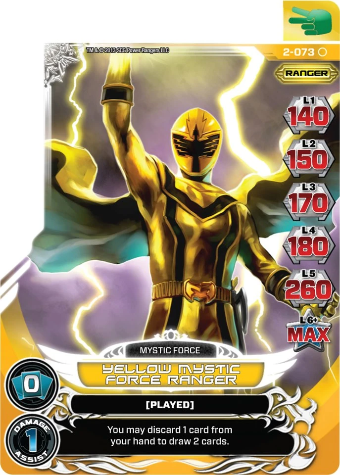 Yellow Mystic Force Ranger (2-073) | PRACG Wiki | Fandom