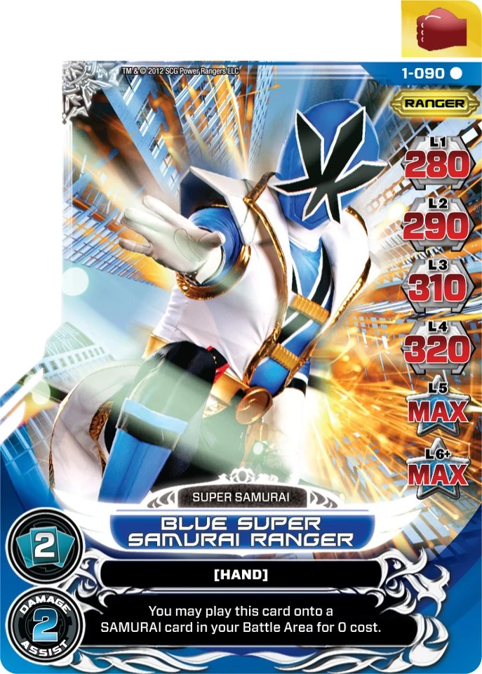 Blue Super Samurai Ranger (1-090) | PRACG Wiki | Fandom