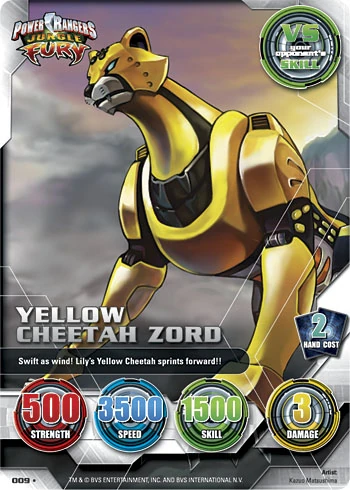 Yellow Cheetah Zord (009) | PRACG Wiki | Fandom