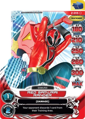 Red Samurai Ranger (2-015) | PRACG Wiki | Fandom