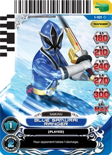 Blue Samurai Ranger (1-101) | PRACG Wiki | Fandom