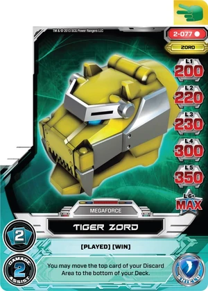 Tiger Zord (2-077) | PRACG Wiki | Fandom