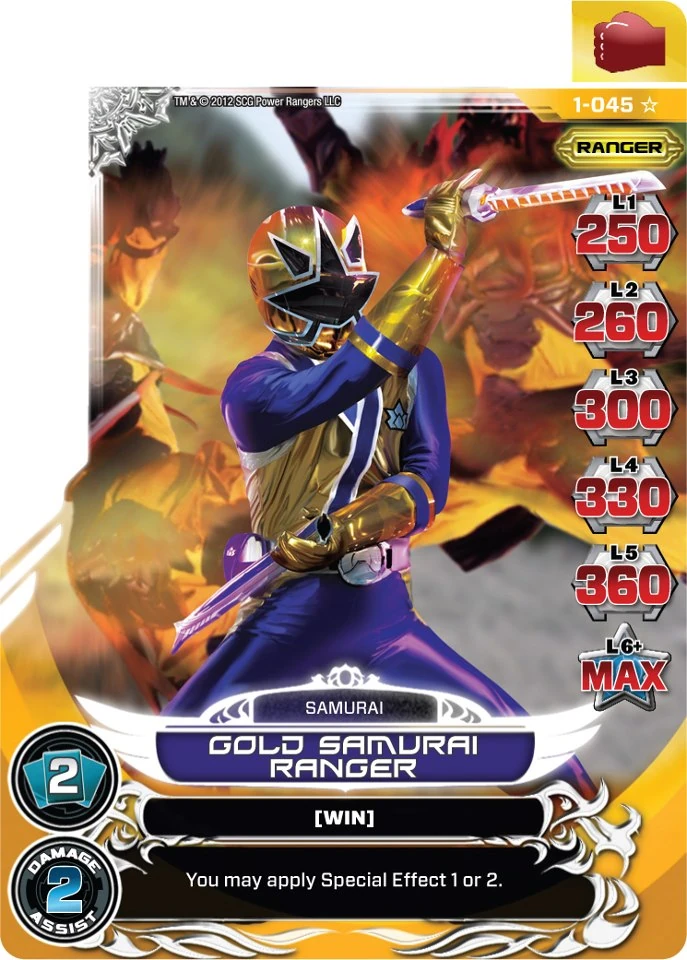 Gold Samurai Ranger (1-045) | PRACG Wiki | Fandom