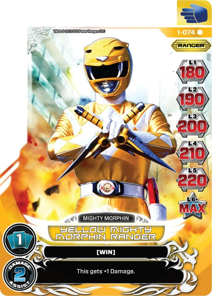 Yellow Mighty Morphin Ranger (1-074) | PRACG Wiki | Fandom