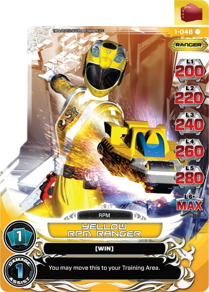 Yellow RPM Ranger (1-048) | PRACG Wiki | Fandom