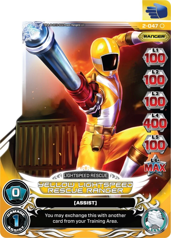 Yellow Lightspeed Rescue Ranger (2-047) | PRACG Wiki | Fandom