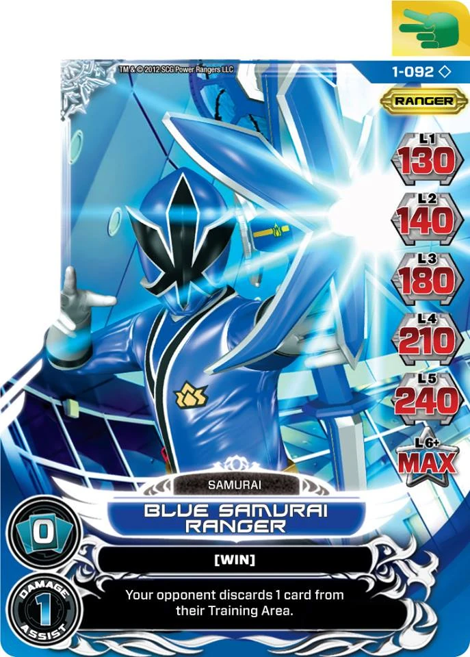 Blue Samurai Ranger (1-092) | PRACG Wiki | Fandom