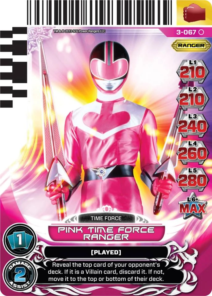 Pink Time Force Ranger (3-067) | PRACG Wiki | Fandom