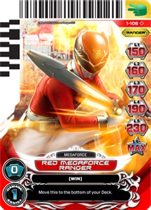 Red Megaforce Ranger (1-106) | PRACG Wiki | Fandom