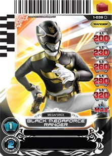 Black Megaforce Ranger (1-039) | PRACG Wiki | Fandom