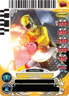 Yellow Megaforce Ranger (1-042) | PRACG Wiki | Fandom
