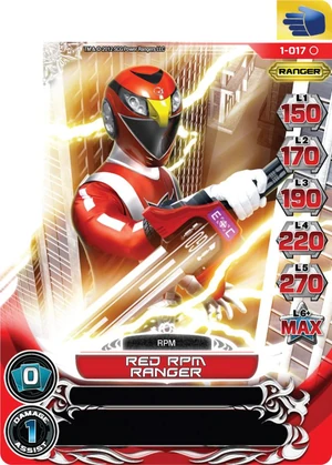 Red RPM Ranger (1-017) | PRACG Wiki | Fandom