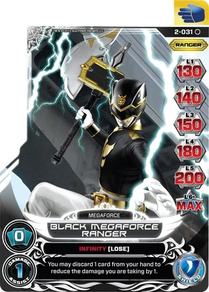 Black Megaforce Ranger (2-031) | PRACG Wiki | Fandom