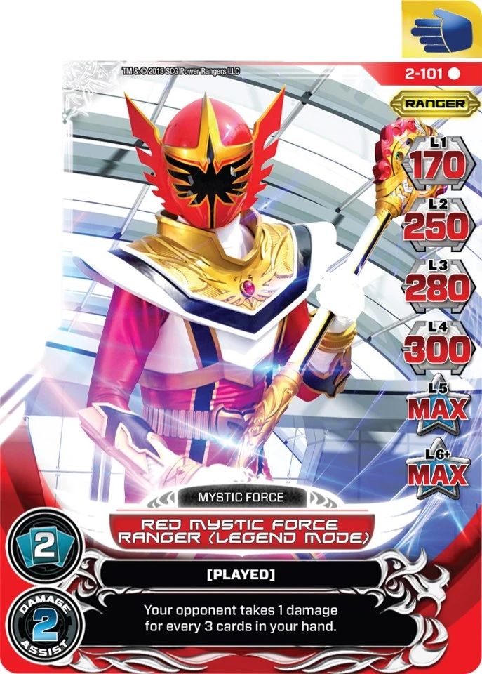 Red Mystic Force Ranger (Legend Mode) (2-101) | PRACG Wiki | Fandom