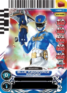 Blue Megaforce Ranger (1-009) | PRACG Wiki | Fandom