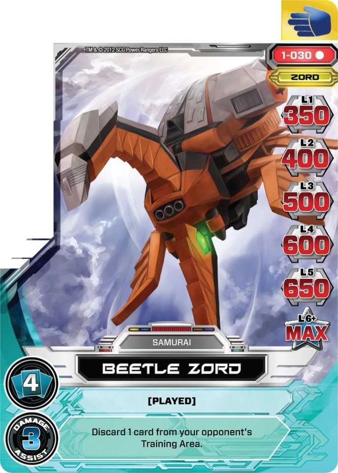 Beetle Zord (1-030) | PRACG Wiki | Fandom