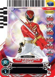 Red Megaforce Ranger (1-002) | PRACG Wiki | Fandom